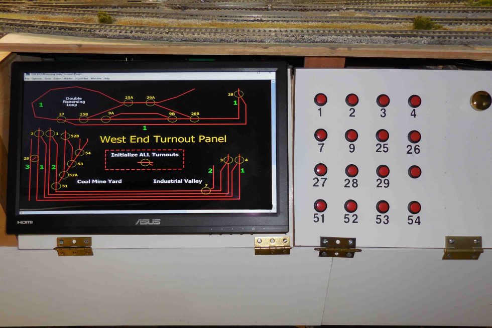 Turnout Control Panel - Garden Spot Village Train Club